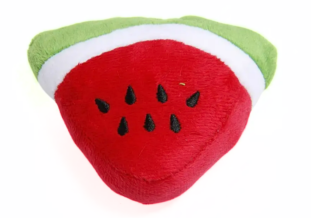 Watermelon Slice Squeaky Toy